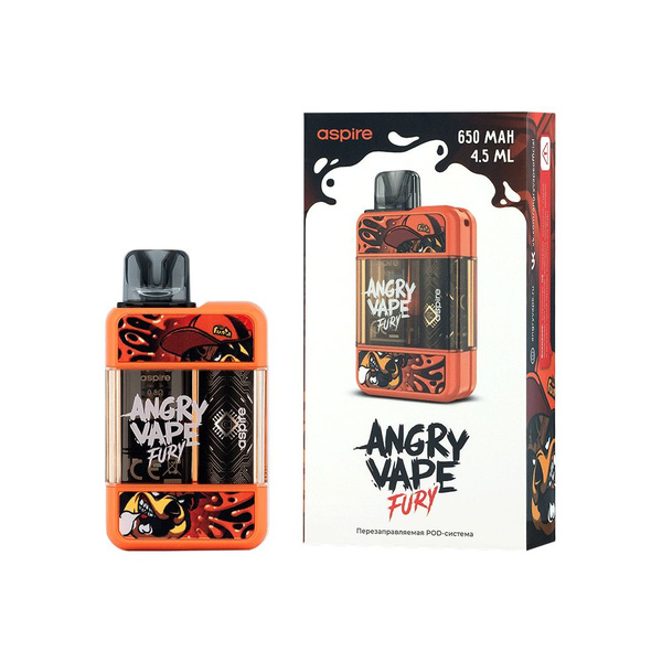 Angry Vape Fury, 650 mAh, Оранжевый - купить с доставкой по выгодным ...