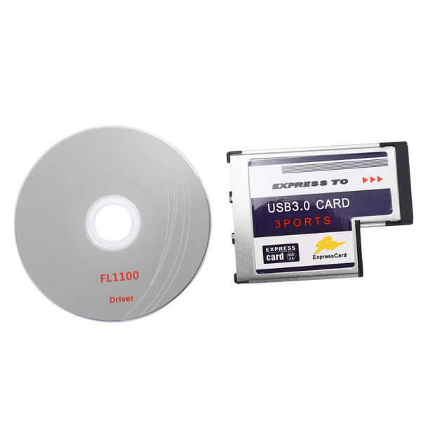 3 портовая карта USB 3.0 Express Card 54 мм PCMCIA Express Card для ...