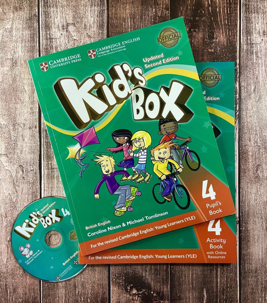 Kids Box 4 уровень. ПОЛНЫЙ КОМПЛЕКТ. (2nd Edition Updated) Students ...