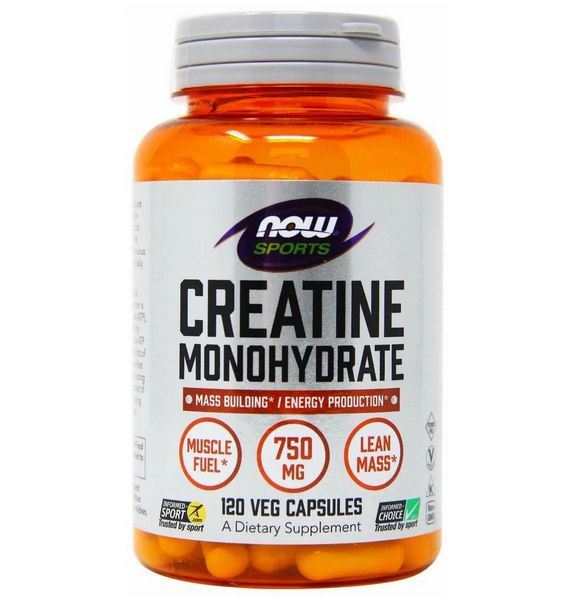Креатин Now Creatine Monohydrate, 120 капсул вегетарианских - купить с ...