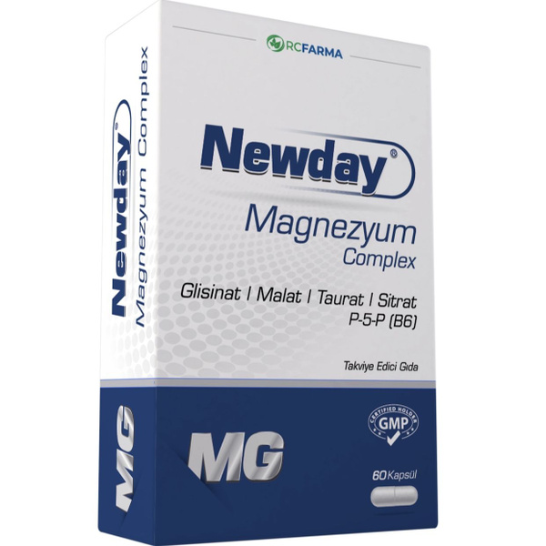 Magnezyum newday магнезиум цитрат, магний В6 - купить с доставкой по ...