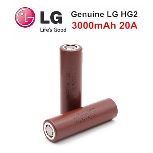 Аккумулятор LG HG2 LGDBHG21865 18650 3,7 В, 3000 мА/ч, 20A купить на ...