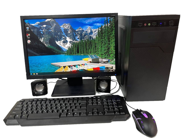 Моноблок 19" Компьютерс Компьютер для учёбы и игр intel 4 ядра 4GB/SSD ...