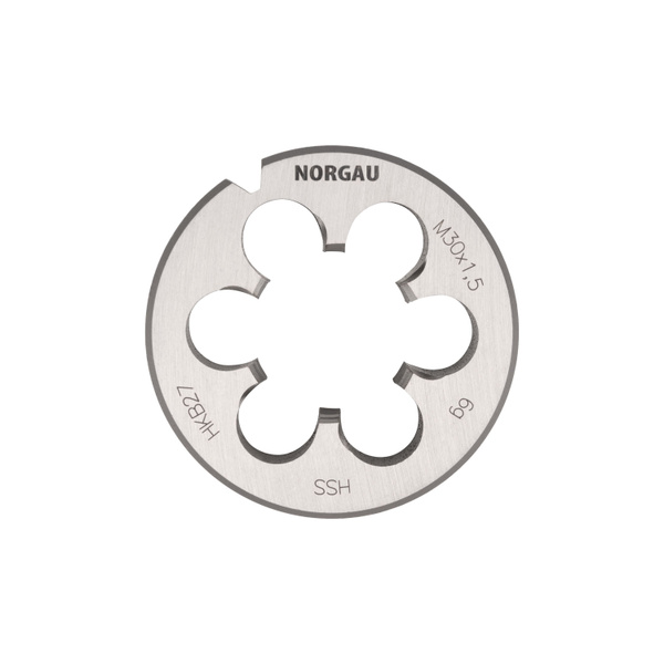 Плашка M30x1.5 мм, диаметром 65 мм NORGAU Industrial метрическая, для ...