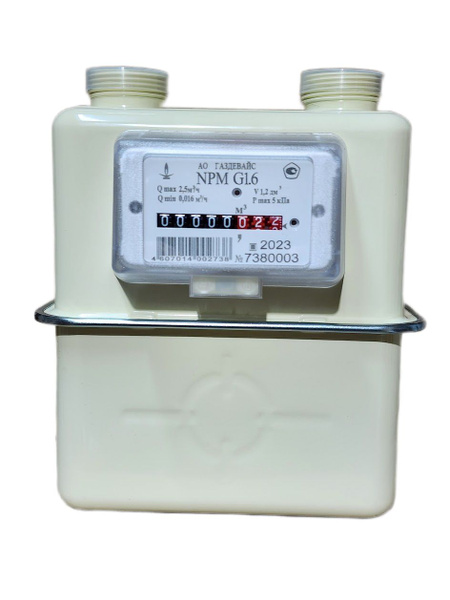 Газдевайс Счетчик газа NPM-G1,6 (вход газа