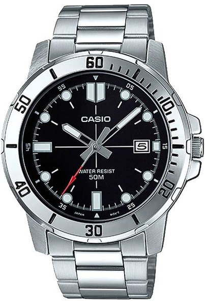 Кварцевые мужские наручные часы Casio Collection Mtp Vd01d 1e с индикацией текущей даты купить