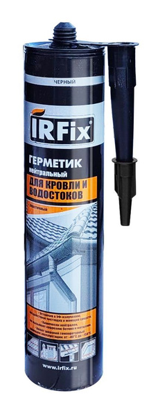 Силиконовый Герметик IRFix, Для крыши, черный - купить по низким ценам в интернет-магазине OZON ...