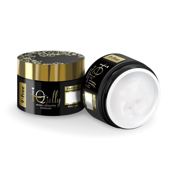 Белый гель-желе для наращивания ногтей 9 Free IQ JELLY White Light, 30 ...