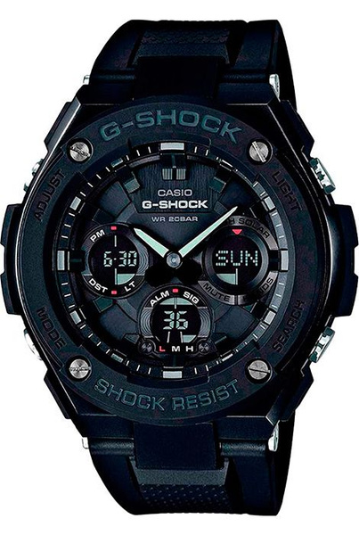 Противоударные мужские часы на солнечной батарее Casio G-Shock GST ...