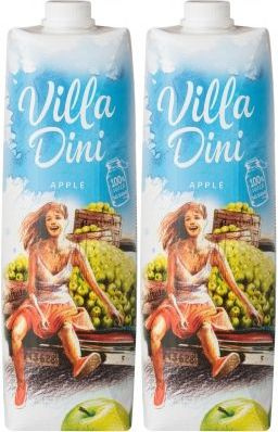 Сок Villa Dini Яблочный, комплект: 2 упаковки по 1 л - купить с ...