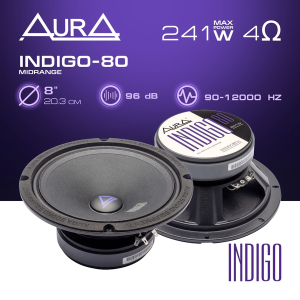 Эстрадная акустика AurA INDIGO-80 - купить по выгодной цене в интернет ...