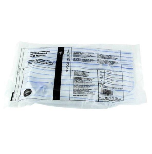 Мочеприемник Vogt Medical, 2 л, прямой слив, с прикроватным креплением - купить с доставкой по ...