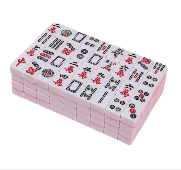 маджонг настольная игра/Китайский пронумерованный набор маджонга 144 ...