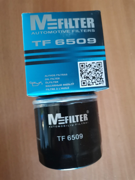 Фильтр масляный MFILTER TF6509 - купить по выгодным ценам в интернет-магазине OZON (942410959)
