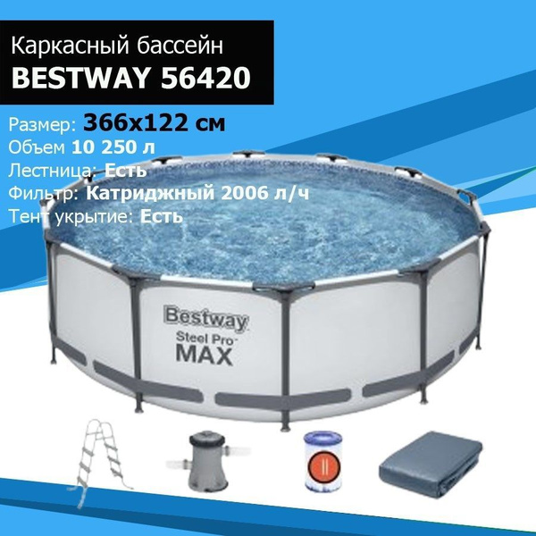 Бассейн Bestway - купить по доступным ценам в интернет-магазине OZON ...