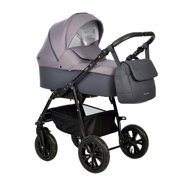 Коляска 2в1 Indigo CHARLOTTE Sity Cs03 т.серый+фиолетовый - купить с ...
