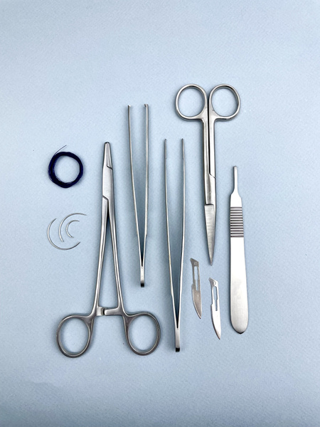 Хирургический набор Scalpel Med, медицинские инструменты 10 штук ...
