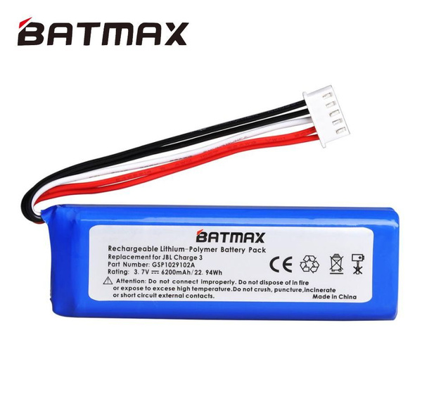 Аккумулятор BATMAX для колонки JBL Charge 3 6200mAh - купить с ...