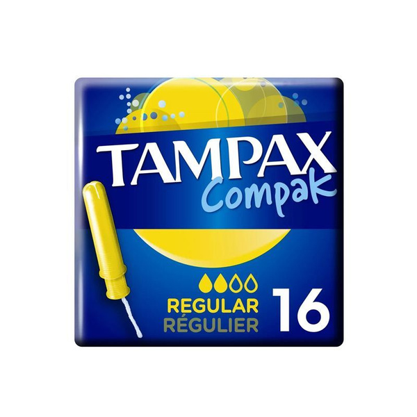 Tampax Женские Гигиенические тампоны с аппликатором Compak Regular 16 ...