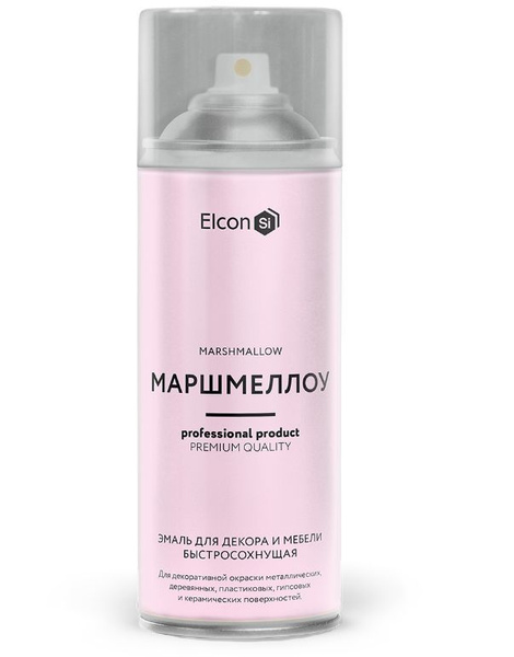 Аэрозольная краска Elcon Эмаль для декора и мебели быстросохнущая Быстросохнущая, Акриловая ...