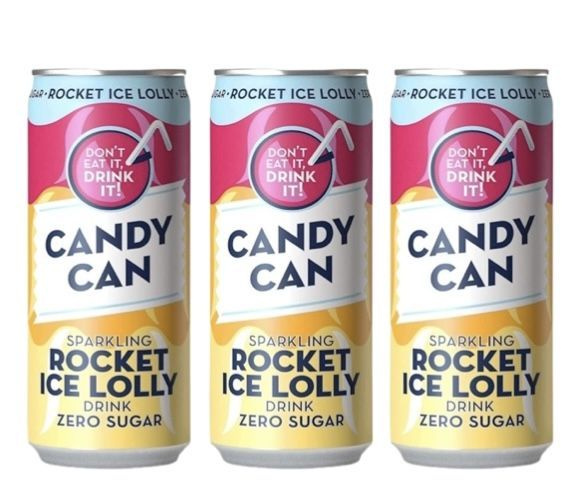 Напиток газированный Candy Can Rocket Ice Lolly 330 мл х 3 шт - купить ...