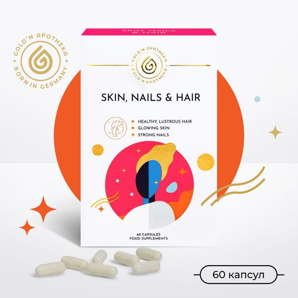 Skin, Nails & Hair, БАД для волос, ногтей и кожи, витаминно-минеральный ...