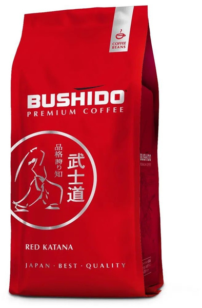 Кофе в зернах Bushido Red Katana, 1 кг - купить с доставкой по выгодным ...