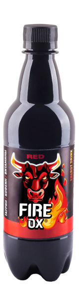 Энергетический напиток Fire OX 0.5л RED - купить с доставкой по ...
