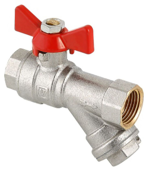 Кран шаровой латунь никелированный VALTEC COMBI VT.293 1/2" купить на OZON по низкой цене ...