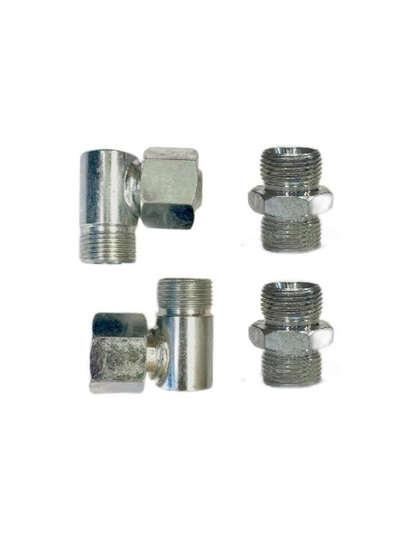 Комплект штуцеров гидравлический угловой М20х1,5 гайка М20х1,5 S24/S24 ...