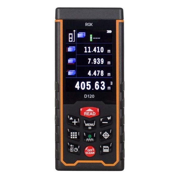Купить Лазерный дальномер RGK D120 по выгодной цене в интернет-магазине OZON.ru (1064961873)