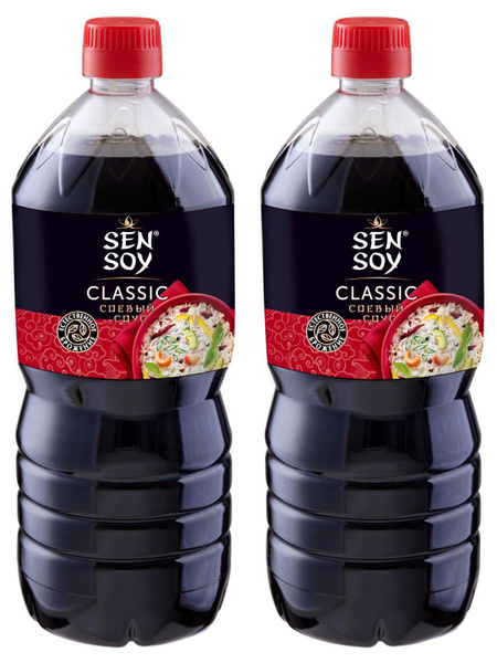 Соус соевый Sen Soy классический, 2 шт по 1 л купить на OZON по низкой цене (1967552596)