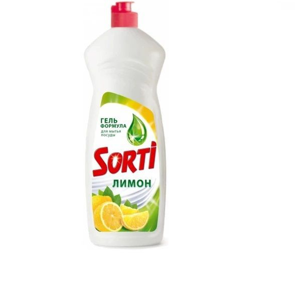 Средство для мытья посуды Sorti (Сорти) Лимон, 900мл х 1шт - купить с ...