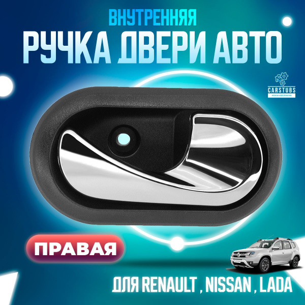 Внутренняя ПРАВАЯ ручка двери для RENAULT / LADA / NISSAN 8200733847 ...
