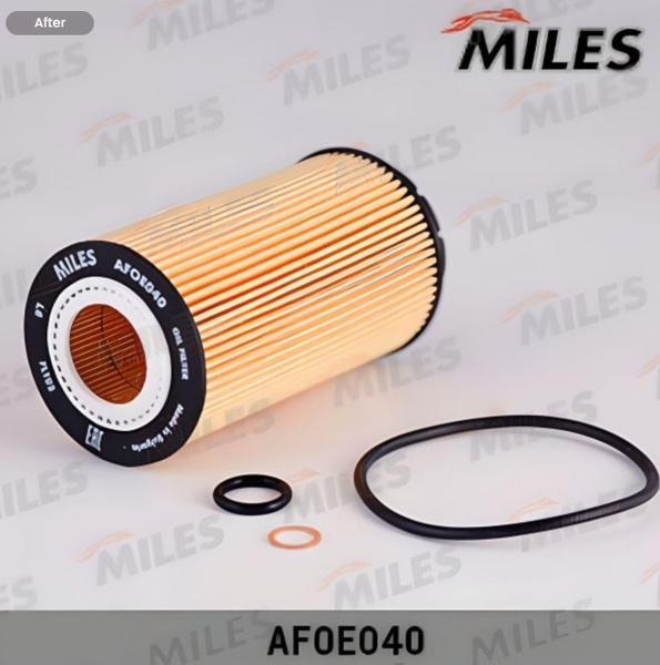 Фильтр масляный MILES AFOE040 - купить по выгодным ценам в интернет ...