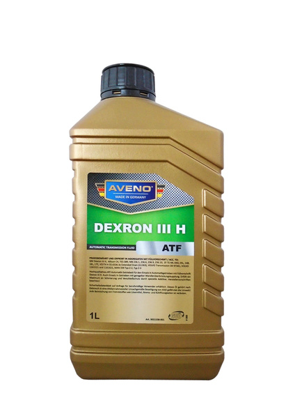Трансмиссионное масло AVENO ATF Dexron IIIH, 1 литр - купить по ...