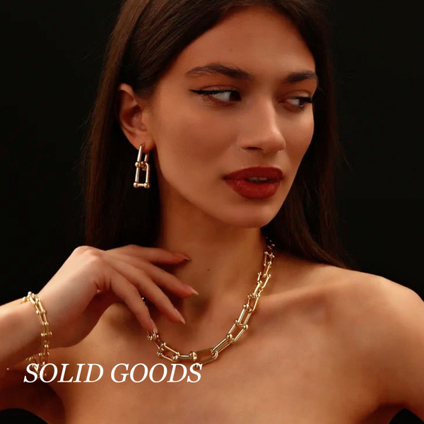 SOLID GOODS Серьги цепочки купить на OZON по низкой цене (1996447972)