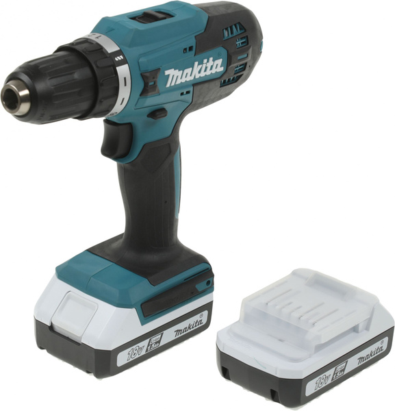 Дрель-шуруповерт Makita DF488DWE, От аккумулятора - купить по низкой ...