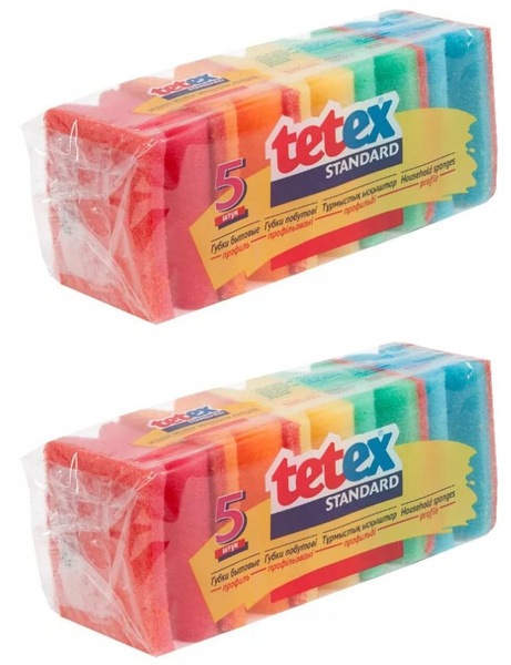 Губка TETEX, 2 уп, Поролон по низкой цене с доставкой в интернет ...