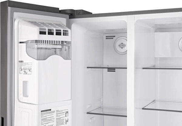 Холодильник Weissgauff WSBS NFW Inverter Ice Maker, серый - купить по ...