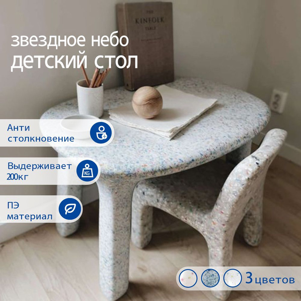 Парта Моноблок Детский стол 001, 75х56х48 см - купить с доставкой по ...