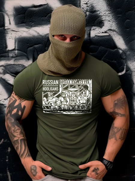 Футболка RUSHOOLS, размер 48, цвет хаки, 100% хлопок - купить по выгодной цене в интернет ...