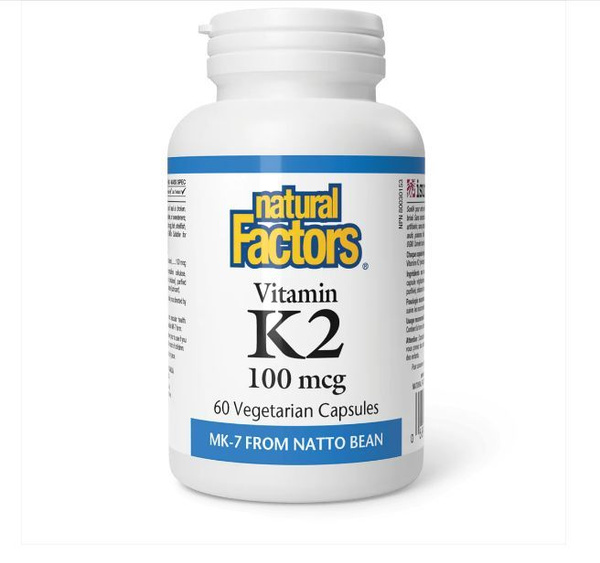 Natural Factors K2 100 мкг - 60 капсул - купить с доставкой по выгодным ...