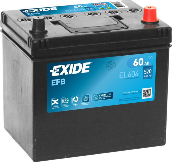 Аккумулятор автомобильный EXIDE EXIDE_EFB купить по выгодной цене в ...
