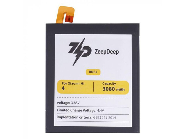 Аккумулятор ZeepDeep Asia (схожий с BM32) для Xiaomi Mi 4 888667 - купить с доставкой по ...