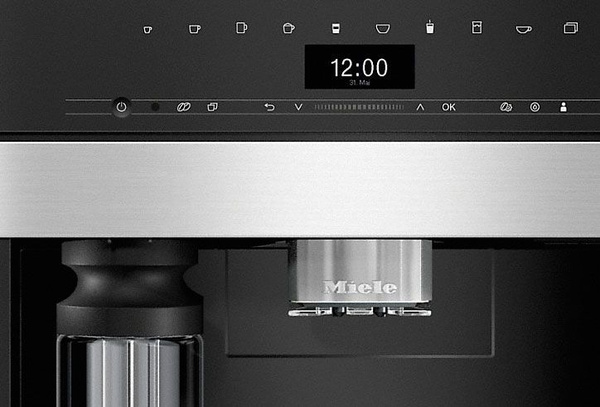 Встраиваемая кофемашина Miele CVA7440, черный, серебристый купить по ...