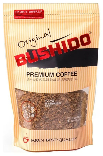 Кофе BUSHIDO Original сублим. 75г полим. уп - купить с доставкой по ...