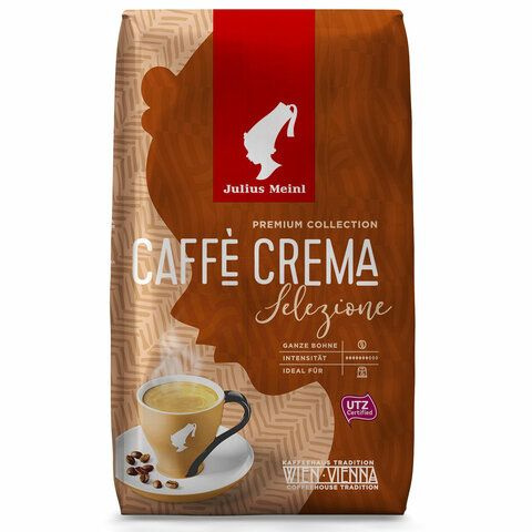 Кофе в зёрнах JULIUS MEINL "Caffe Crema Premium Collection", 1000 грамм ...