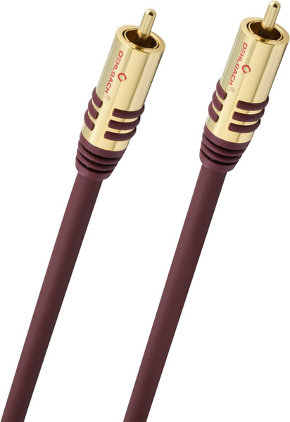 Кабель Oehlbach PERFORMANCE NF Sub cable cinch cinch 3 0m mono red ...