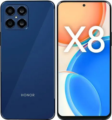 Смартфон Honor X8 синий 128 ГБ 128 ГБ 6 ГБ Синий IPS 5109ACYF купить c доставкой на OZON по ...